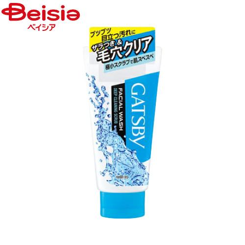 mandom マンダム ギャツビーフェイシャルウォッシュディープクリーニングスクラブ130g | メンズ 洗顔 スクラブ 洗顔フォーム 毛穴 ...