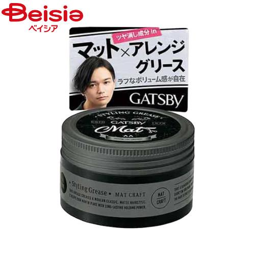 mandom マンダム ギャツビー スタイリンググリースマットクラフト100g | メンズ グリース マット ヘアスタイリング ナチュラル 無造作 ヘアワックス 整髪料 : ベイシア ヤフー ...