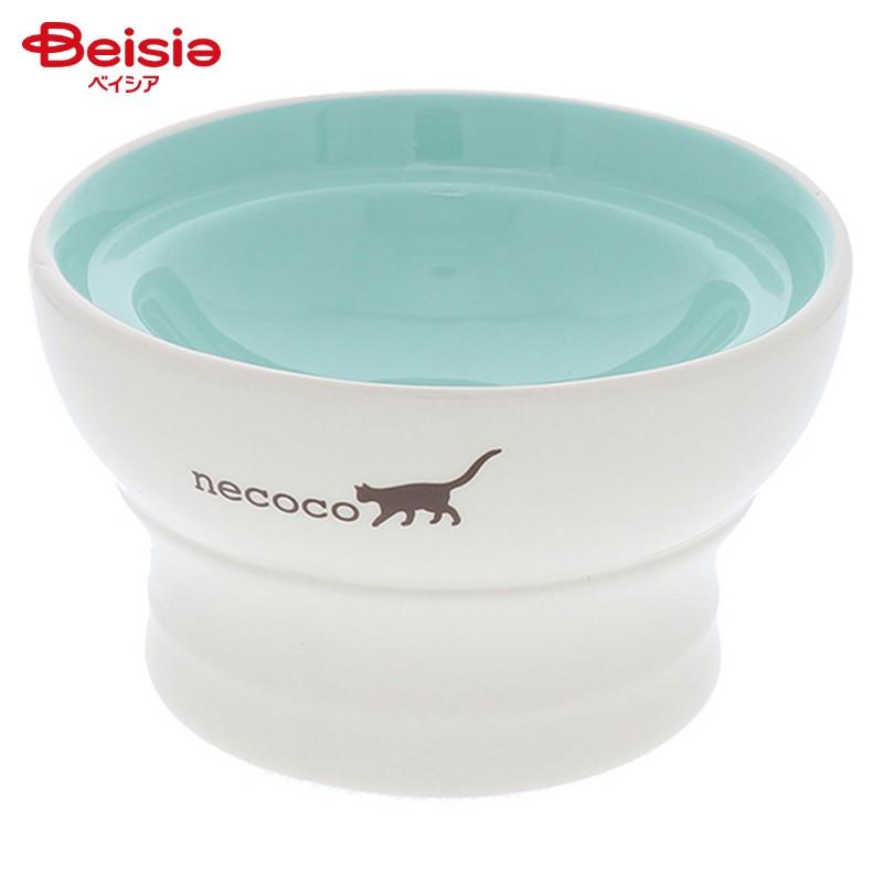 Petio ペティオ necoco 脚付き陶器食器 ウェットフード向き Mサイズ ペット | M 犬用食器 猫用食器 陶器 食器 台付き 食べ : ベイシア ヤフーショップ - 通販 ...