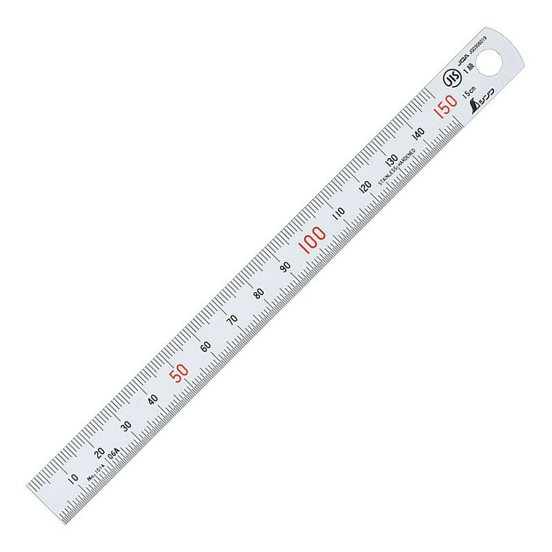 シンワ（工具） シンワ 直尺 シルバー 15cm 13005 大工道具 測定具 : ベイシア ヤフーショップ - 通販 - Yahoo!ショッピング