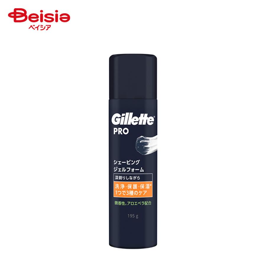 P&Gジャパン Gillette PRO シェービングジェルフォーム 195g : 4987176104151 : ベイシア ヤフーショップ - 通販 - Yahoo!ショッピング