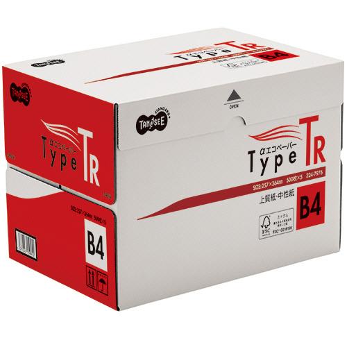 TANOSEE αエコペーパー タイプTR B4 1箱（2500枚：500枚×5冊） : 3247976-tps : Bサプライズ - 通販 - Yahoo!ショッピング
