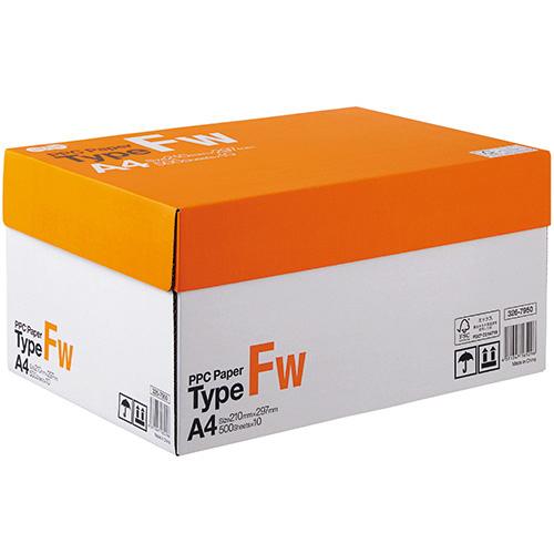 TANOSEE PPC Paper Type FW A4 PPCFW−A4 1箱（5000枚：500枚×10冊） : Bサプライズ - 通販 ...