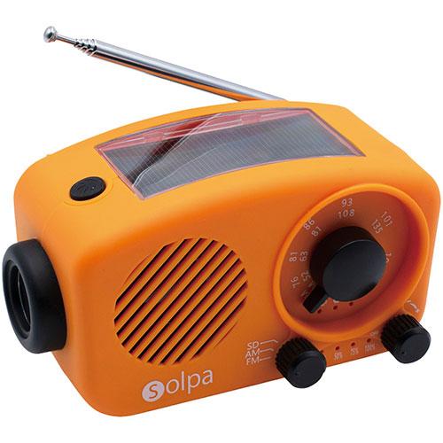 Solpa 手回し/ソーラー蓄電ラジオ「チャージオ・ミニ」 11.7×6.7×6.7cm C6015567 : Bサプライズ - 通販 - Yahoo!ショッピング