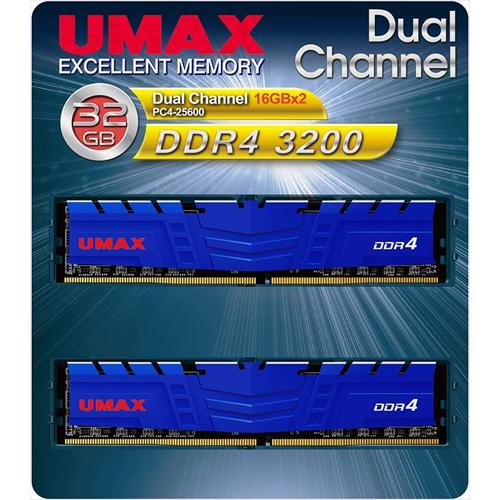 UMAX Technologies デスクトップ用 intel 第9世代以降に最適な DDR4 Long−DIMM 16GB ×2枚組 ...