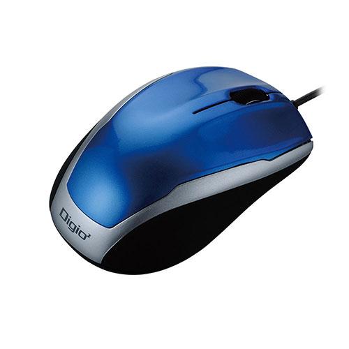 Digio デジオ 有線3ボタンBlueLEDマウス ブルー MUS-UKT115BL : Bサプライズ - 通販 - Yahoo!ショッピング