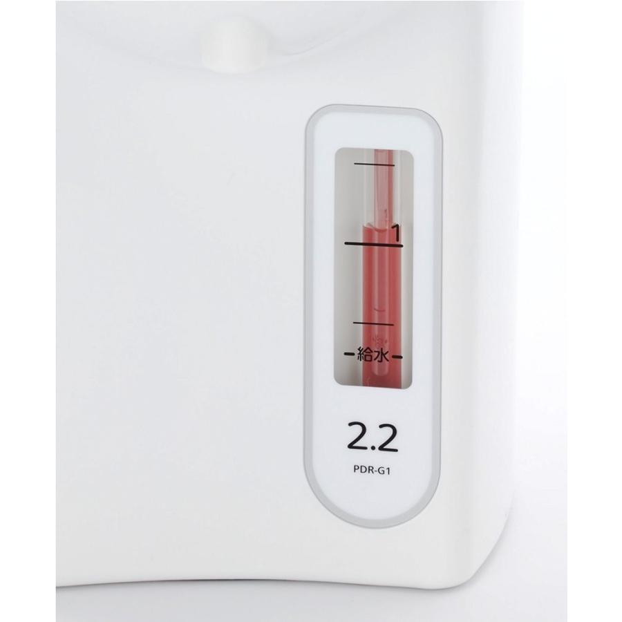 タイガー マイコン電動ポット 2.2L PDR-G221W ホワイト : B タイガー マイコン電動ポット 2.2L PDR-G221W ホワイト : B