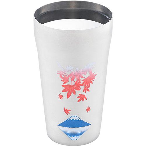 よこやま 燕熟の技 感温ステンレスタンブラー420ml 2P 紅葉に富士 EJK-900 : Bサプライズ - 通販 - Yahoo!ショッピング