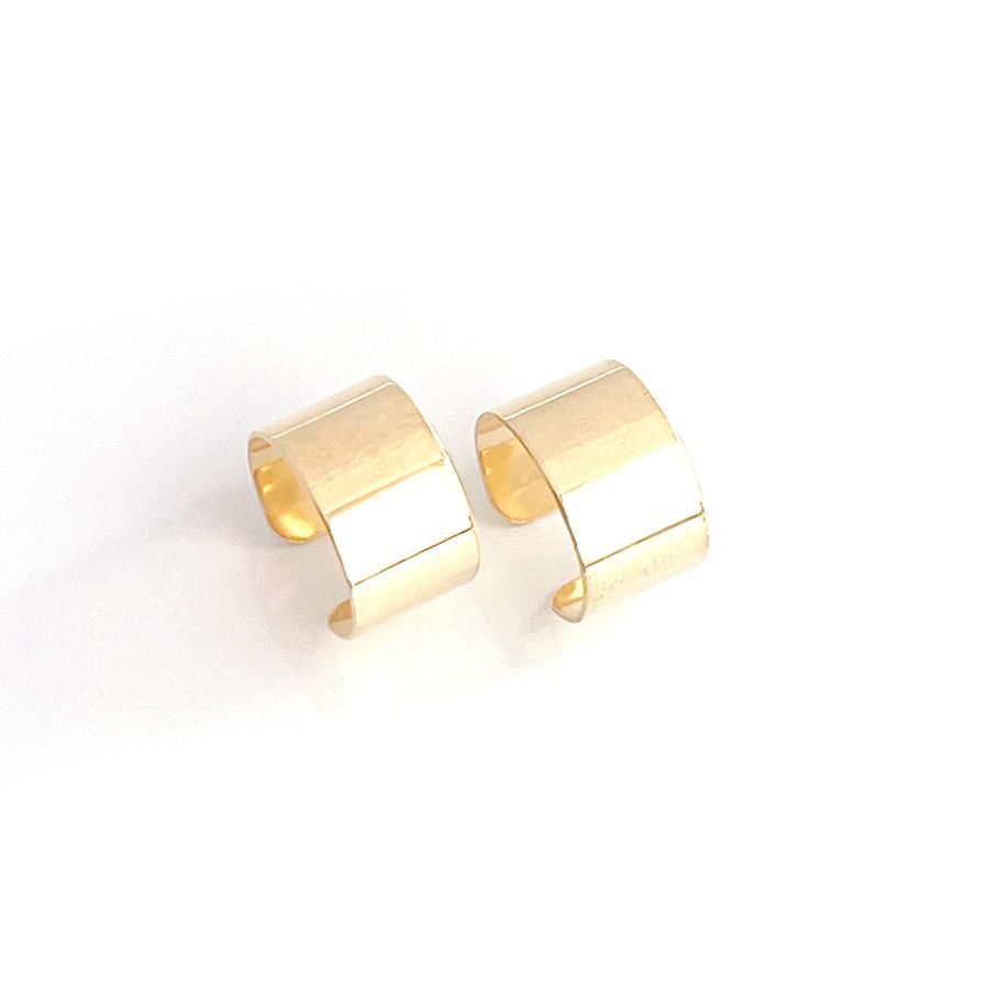 ese33-2【4個入り】18KGP シンプルイヤーカフ 幅約6mm 金具 316L サージカルステンレス : ese33-2-gd : DIY-BEJEWEL - 通販 - Yahoo!ショッピング