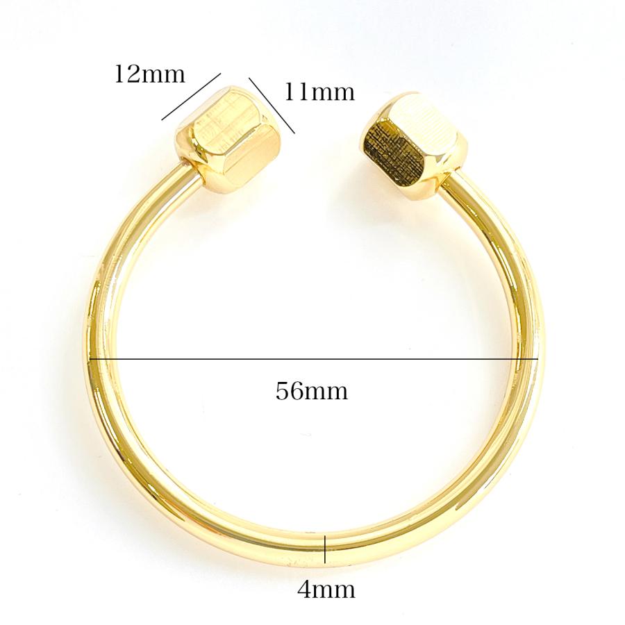 受注品16KGP【4個入り】ess60 大ぶり留め金具 56mm 回して使えるゴールド留め金具 : ess60-gd : DIY-BEJEWEL - 通販 - Yahoo!ショッピング