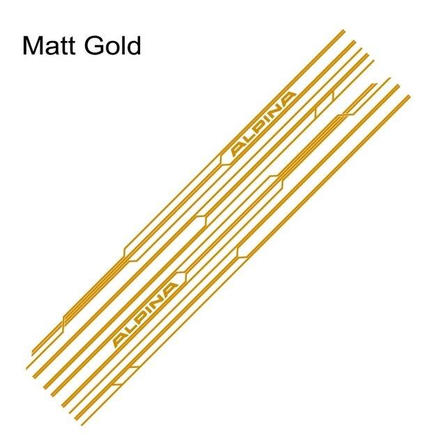 スタイリングステッカー デカール サイドボディ ALPINA ロゴ 車 BMW E28 E30 E34 E36 E39 E46 E53 など Matt Gold : ビリーブ - 通販 ...