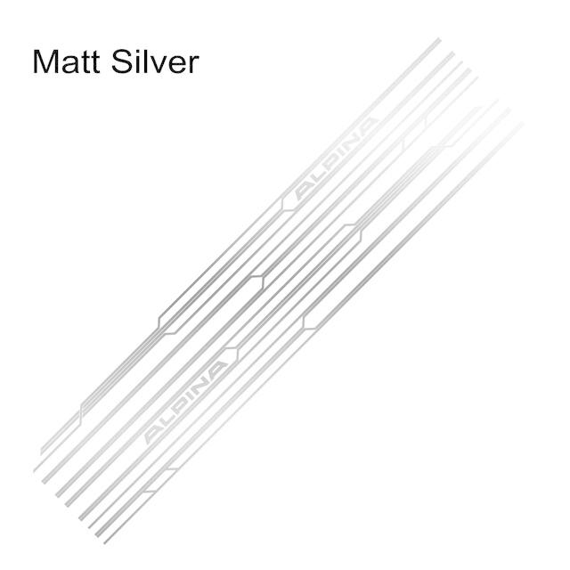 スタイリングステッカー デカール サイドボディ ALPINA ロゴ 車 BMW E28 E30 E34 E36 E39 E46 E53 など Matt Silver : ビリーブ - 通販 ...