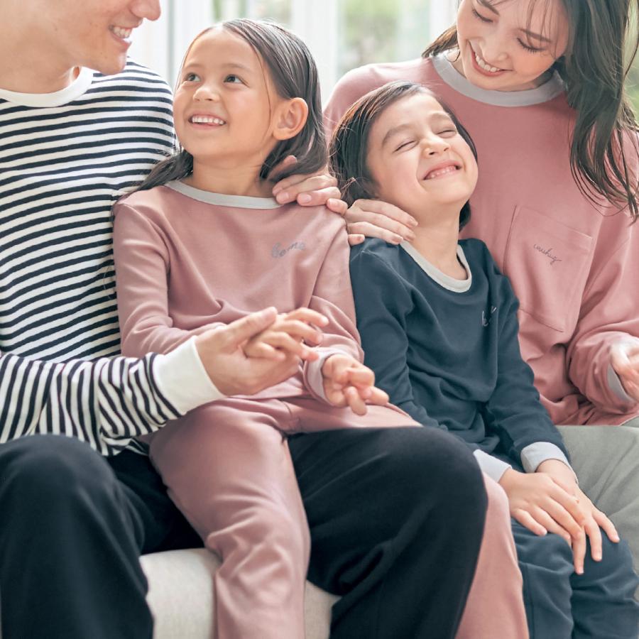 uru-hug ウルハグ なめらか保湿素材のキッズふんわりスムースパジャマ 90 100 110 120 130 140 :1083473-002:ベルメゾン Yahoo!ショッピング店 ...