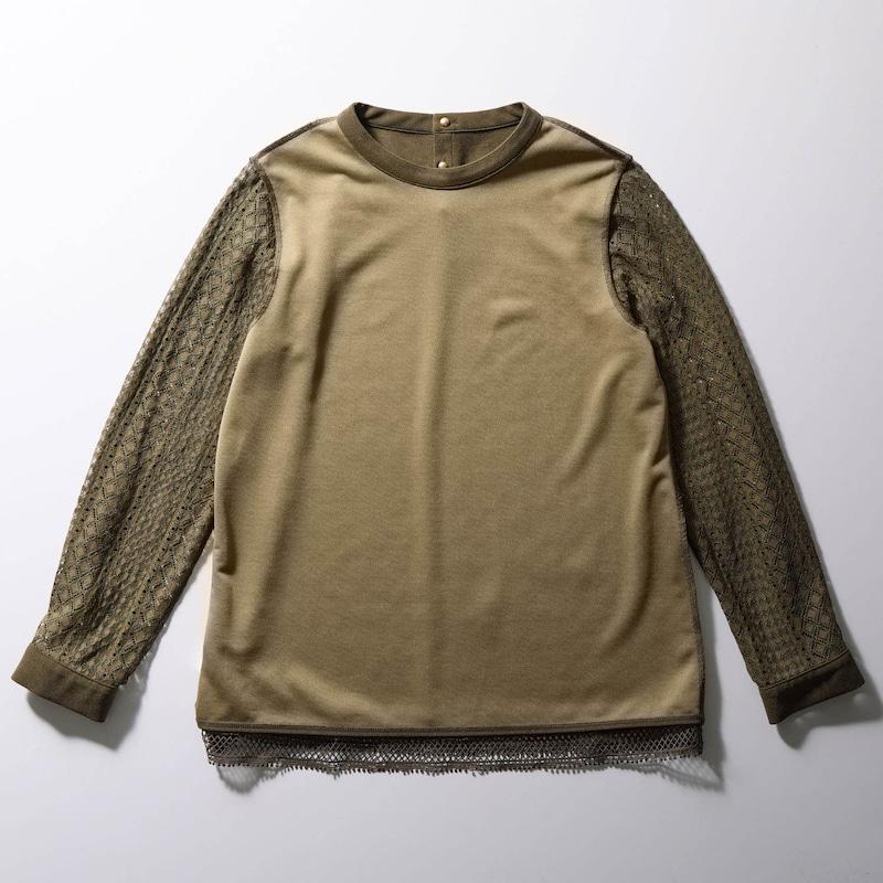 スタイルノート 透け感のあるレースブラウス S M L LL :1216489-001:ベルメゾン Yahoo!ショッピング店 - 通販 ...