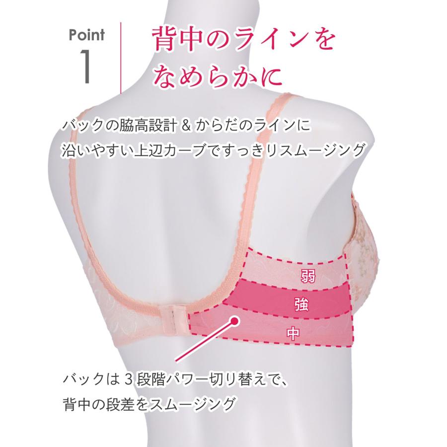 WACOAL ワコール 後ろ姿きれいブラ E65 E70 E75 E80 E85 F70 F75 F80 : ベルメゾン Yahoo!ショッピング店 - 通販 - Yahoo!ショッピング