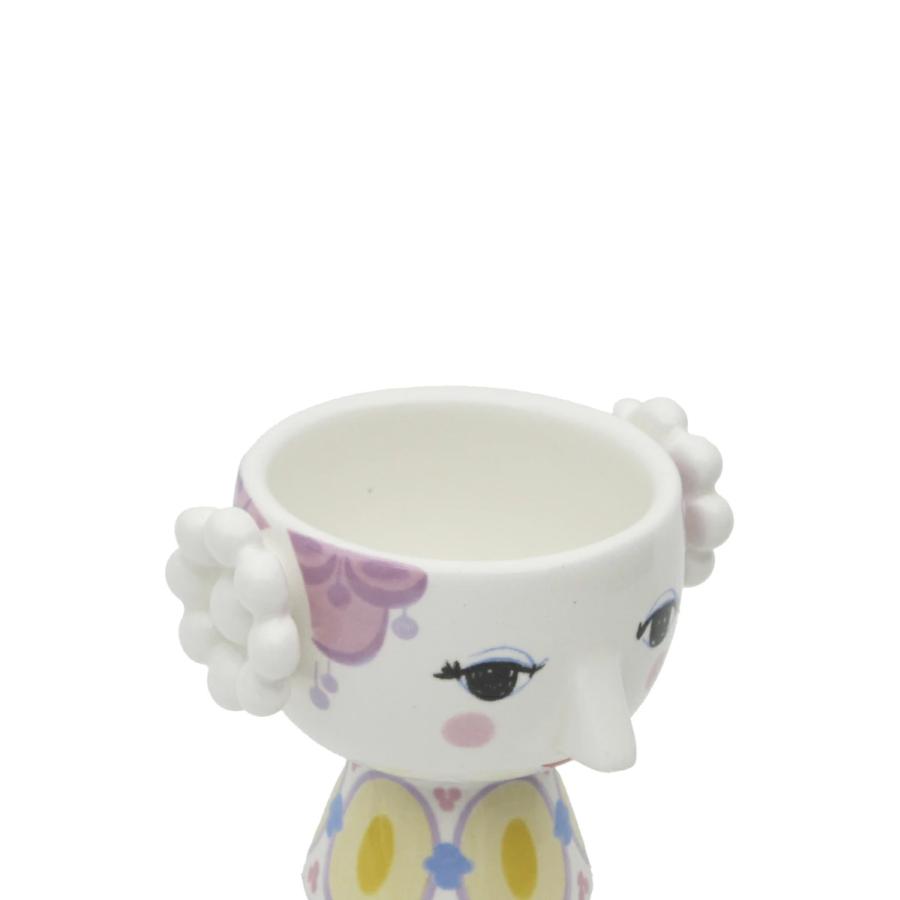 ビヨン・ヴィンブラッド エヴァ ティーライトホルダー（イエロー/ラベンダー）2個セット H5.5cm 56556 北欧 かわいい インテリア ...