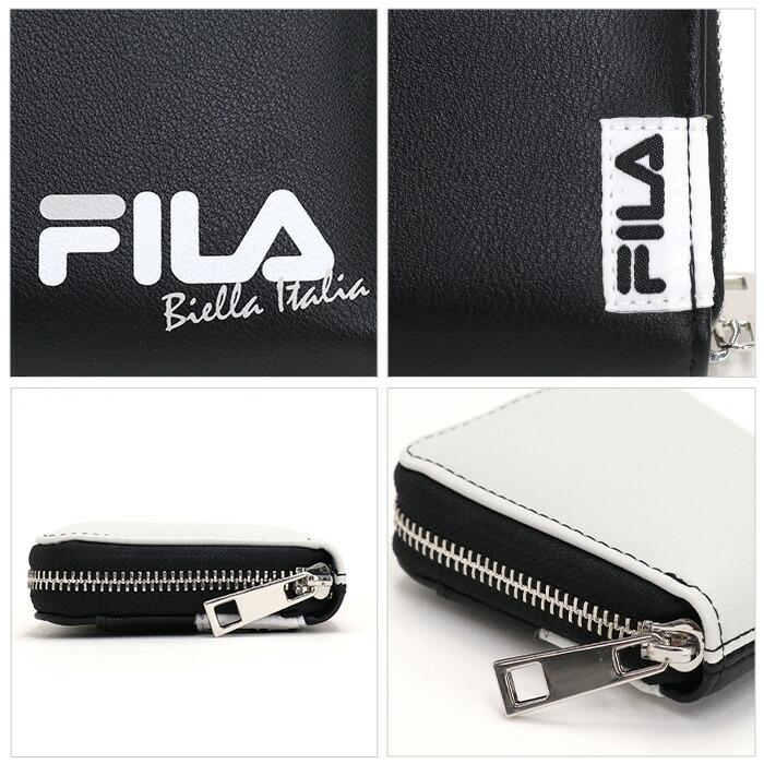 FILA 長財布 フィラ 財布 ラウンド財布 ロゴ バイカラー ラウンドファスナー ラウンドウォレット スムース合皮 札入れ :fila-330:バッグ&リュックの通販Bellezza ...