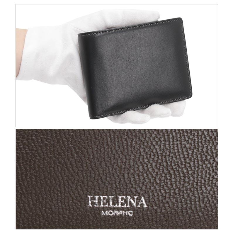 Helena ヘレナ モルフォ 財布 MORPHO CALM カルム メンズ 二つ折り財布 ショートウォレット 二つ折り 大人 男性 コンパクト : バッグ&リュックの通販Bellezza ...