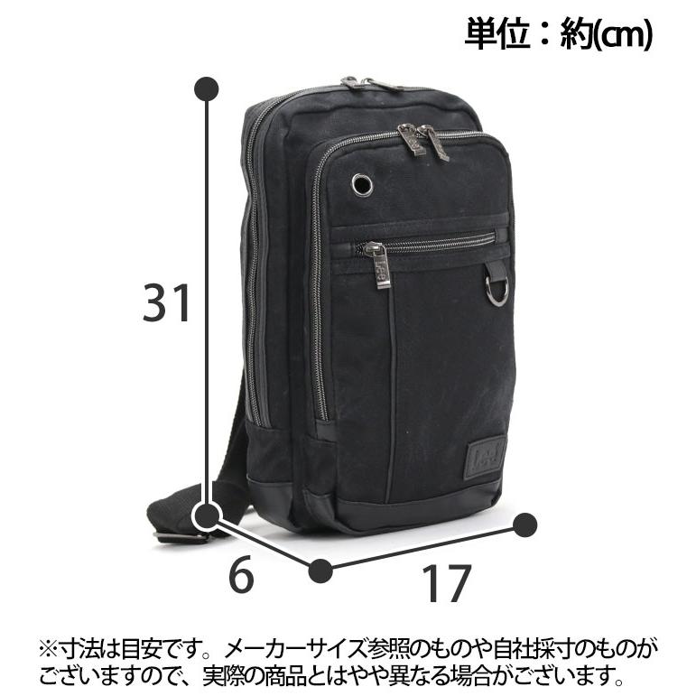 Lee リー ボディバッグ メンズ レディース ボディ 斜め掛け 肩掛け ビンテージ風 ワンショルダー A5 320-4033 : バッグ ...