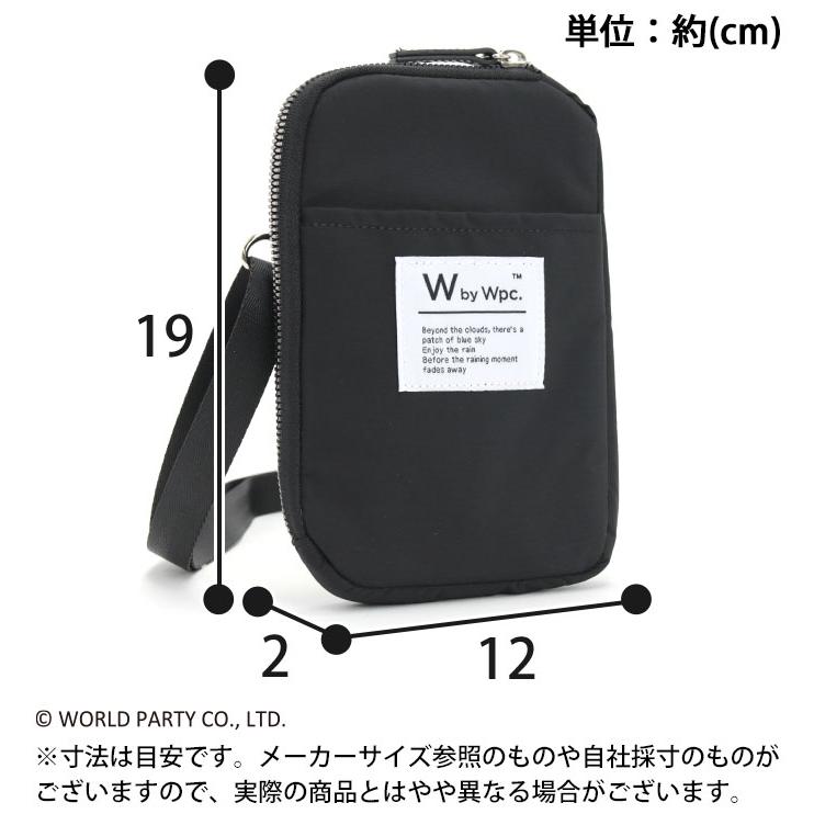 スマホショルダー Wpc. Patterns ワールドパーティー ショルダーバッグ レディース タテ型 薄型 撥水 ミニショルダー コンパクト 花柄 Petale ペタル 31022 ...
