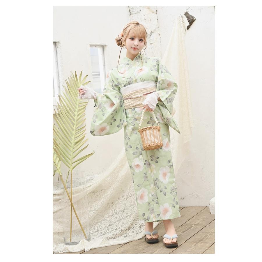 浴衣 セット レディース 浴衣レディース レディース浴衣 ゆかた 帯 下駄 キャバ浴衣 キャバ 夏祭り 花火大会 Ryuyu 緑 浴衣 セット レディース 浴衣レディース ゆかた 帯 下駄 キャバ浴衣