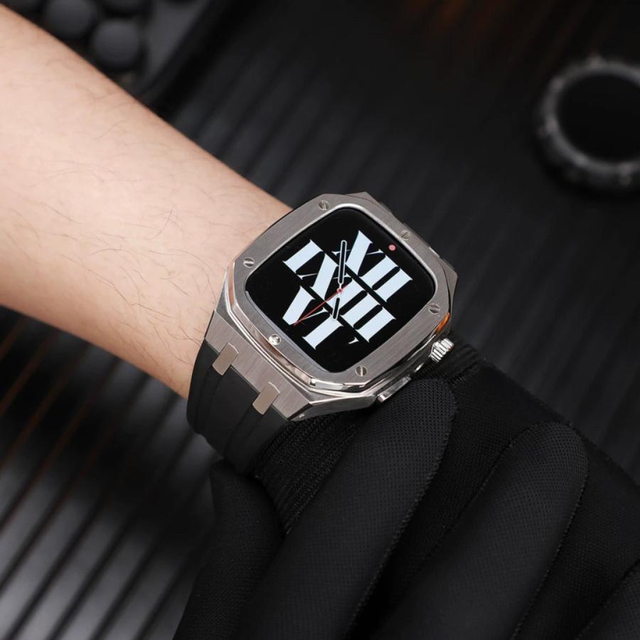 Apple Watch BELTIES ベルティーズ アップルウォッチ バンド ケース一体型 ステンレス 高級 男性 メンズ sol ...