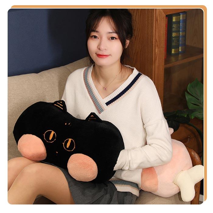 骨型 クッション ピロー ハンドウォーマー 動物 抱き枕 添い寝 かわいい 誕生日プレゼント : beluhappines - 通販 ...