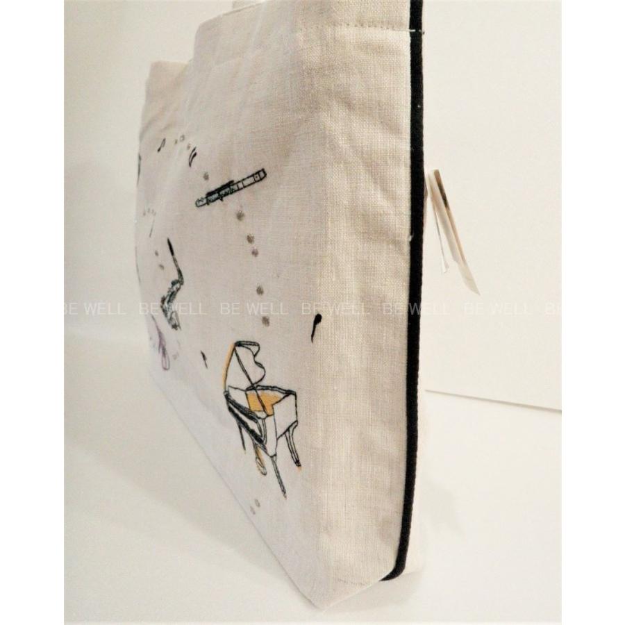 トートバッグ レッスンバッグ リネン 手刺繍 A4 マチ付 レディー ス キッズ Zenma : Bene Bene インポートストール - 通販 - Yahoo!ショッピング