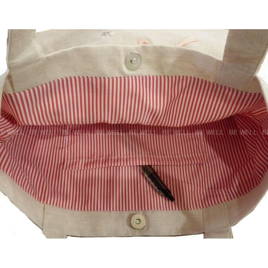 トートバッグ レッスンバッグ リネン 手刺繍 A4 マチ付 レディー ス キッズ Zenma : Bene Bene インポートストール - 通販 - Yahoo!ショッピング