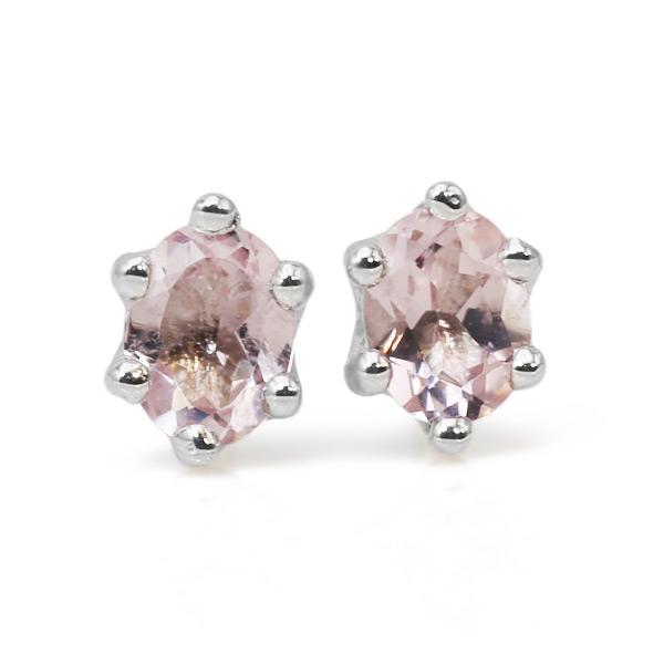 新作先行販売20%OFF モルガナイト オーバル ミルクラウンセッティング ピアス 1ペア 両耳分 PT900 K18 K10対応 8/18迄 ￥23980→￥19184税込 割引対象外 ...