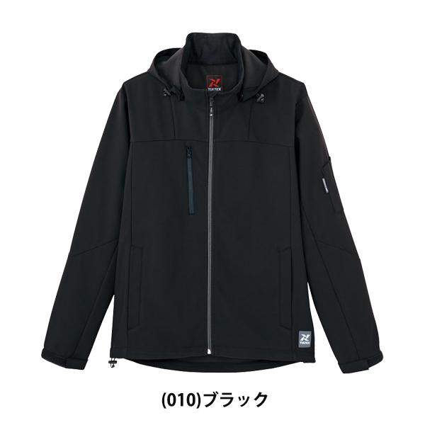 【秋冬】 アイトス 裏フリース防風ジャケット AZ-10312 3S-6L 袖口アジャスター 裾サイクルカット 反射材 フード取り外し フードドローコード 作業服 TULTEX : 弁慶 ...