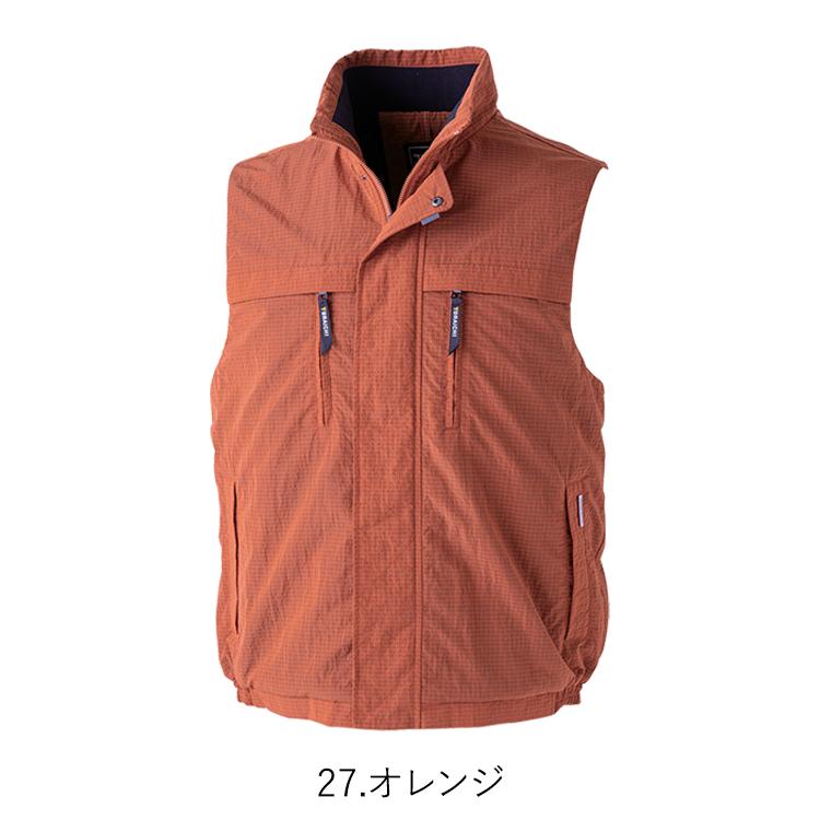 寅壱 トライチ TORAICHI 2590-602 ライト防寒ベスト M-3L 撥水 反射 レギュラーフィット ナイロンリップ ワッシャー加工 軽撥水機能 保温機能 軽量 :2590-602 ...