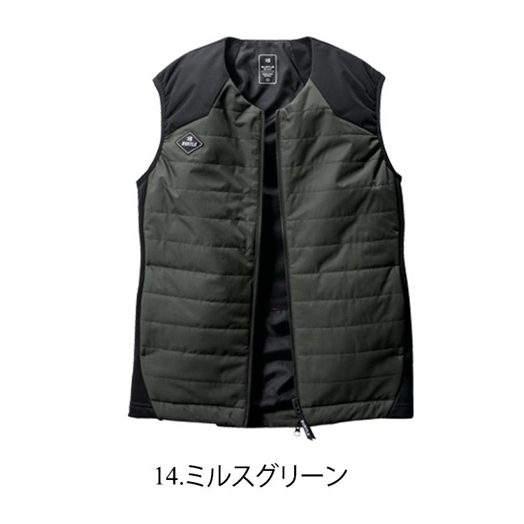 バートル 3214 THERMO CRAFT ヒーターべスト S-XL ユニセックス ストレッチ 秋冬 マイクロリップライトシェル TPUラミネートコーティング BURTLE 作業服 : 弁慶 ...