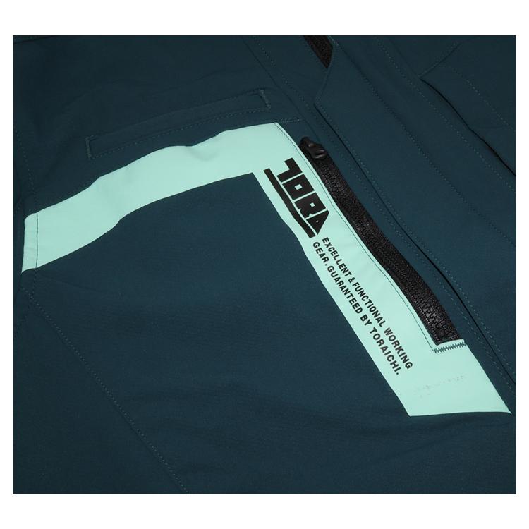 寅壱 トライチ TORAICHI 3630-124 ワークジャケット S-3L 軽量 撥水 ストレッチ 反射 CORDURA ストレッチクロス 本格的ワークジャケット タテヨコストレッチ ...