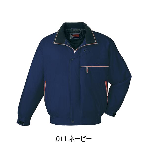 自重堂 JICHODO 48330 防寒ブルゾン 4L-5L 超軽量でソフトな着心地 撥水加工 衿フリース仕様 背ネーム 胴裏 反射パイピング 高密度タフタ Field Message 作業服 ...