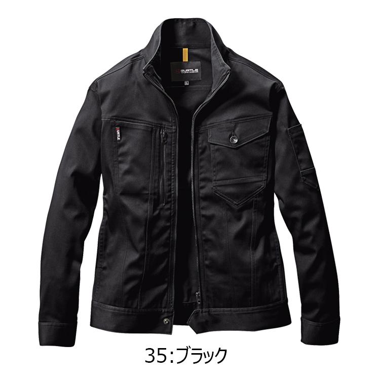 BURTLE バートル 671 ジャケット 4L-5L ユニセックス ストレッチ オールシーズン お手頃な価格設定 テーパードシルエット 伸長率 T/Cストレッチツイル 作業服 : 弁慶 ...