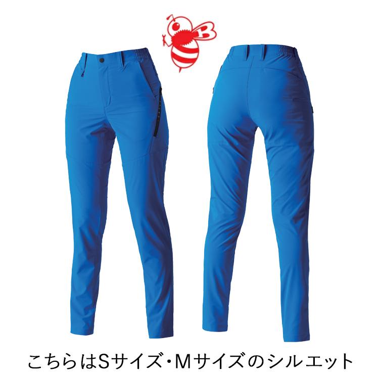 バートル BURTLE 9703 スラックス(ユニセックス) S-3L リサイクル 制電ケア ストレッチ 吸汗速乾 エコ4WAYストレッチダブルウィープ SDGs対応モデル JIS T8118 ...