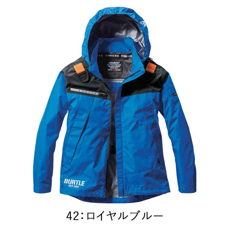 BURTLE AC1191 ACフーディジャケット（ユニセックス） 撥水 防汚 大型フード UVカット -8度 遮熱 作業服 保冷剤入れ フルハーネス対応 着脱可能フード バートル : 弁慶 ...