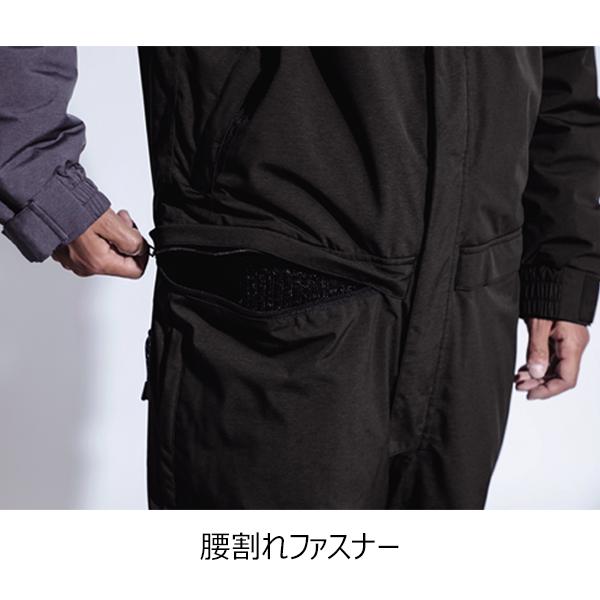 エスケープロダクト GRACE ENGINEER'S GE-590 防風防水防寒ツナギ M-3L マジックテープ コイルファスナー 脇下エアダクト 腰割れ部 裏キルティング 作業服 : 弁慶 ...