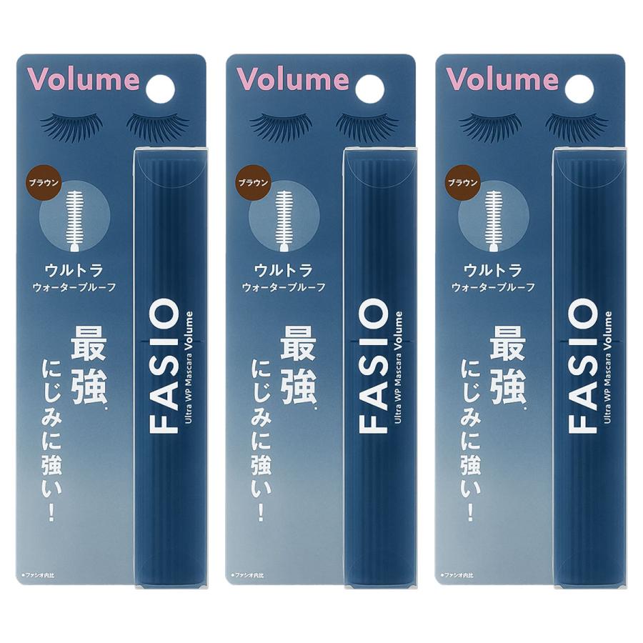 FASIO ファシオ ウルトラ WP マスカラ (ボリューム) 02 ブラウン 6g×3個セット メール便送料無料 : くすりの勉強堂 アネックス - 通販 - Yahoo!ショッピング