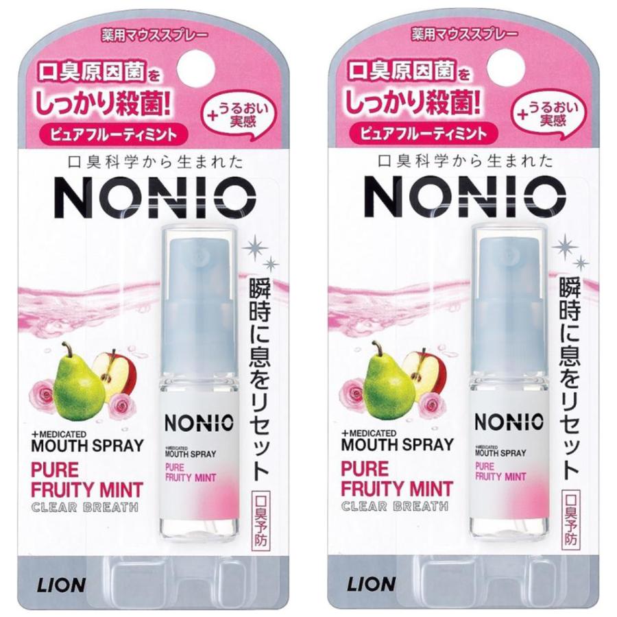 NONIO ノニオ マウススプレー ピュアフルーティミント(5mL)×2個セット 医薬部外品 メール便送料無料 : くすりの勉強堂 アネックス - 通販 - Yahoo!ショッピング