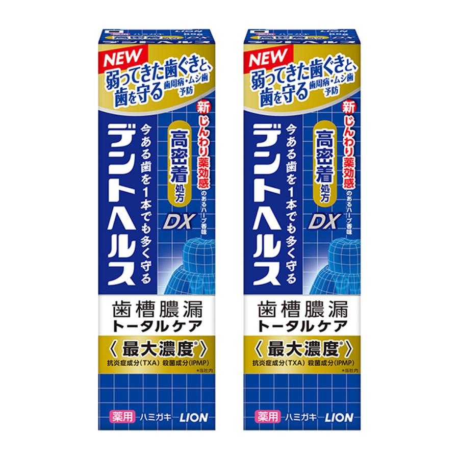 LION デントヘルス 薬用ハミガキ DX 28g×2個セット メール便送料無料 : くすりの勉強堂 - 通販 - Yahoo!ショッピング