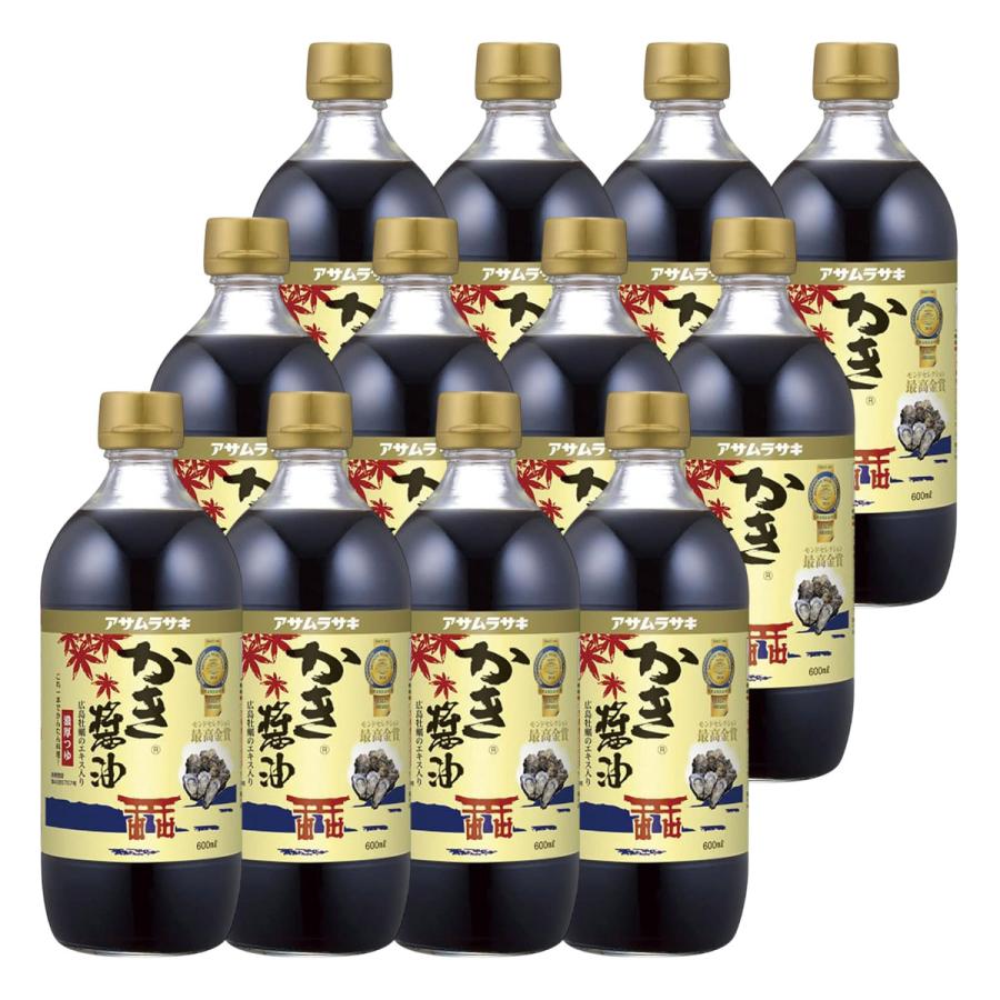 アサムラサキ かき醤油 600ml×12本セット 送料無料 : くすりの勉強堂 - 通販 - Yahoo!ショッピング