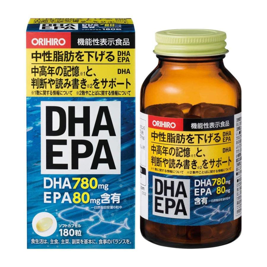 ORIHIRO オリヒロ DHA EPA 180粒 : くすりの勉強堂 - 通販 - Yahoo!ショッピング