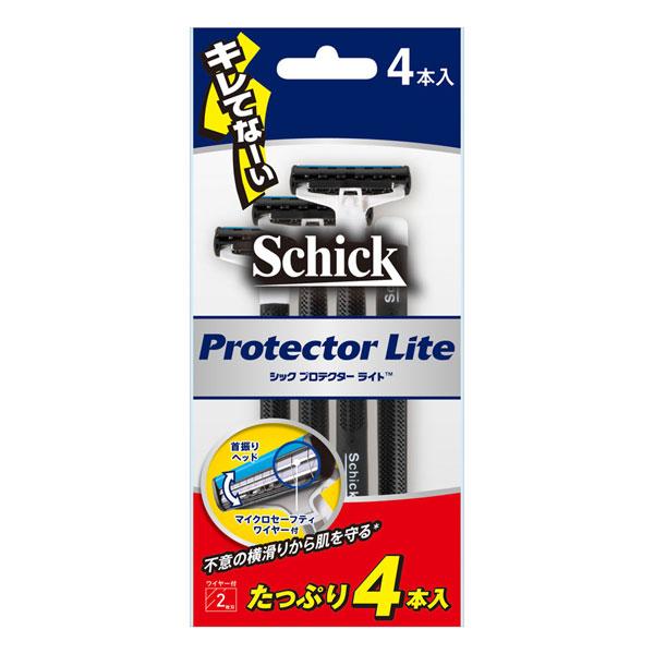 Schick Protector Lite シック プロテクター ライト 4本入 : so-4891228313494 : くすりの勉強堂 ...