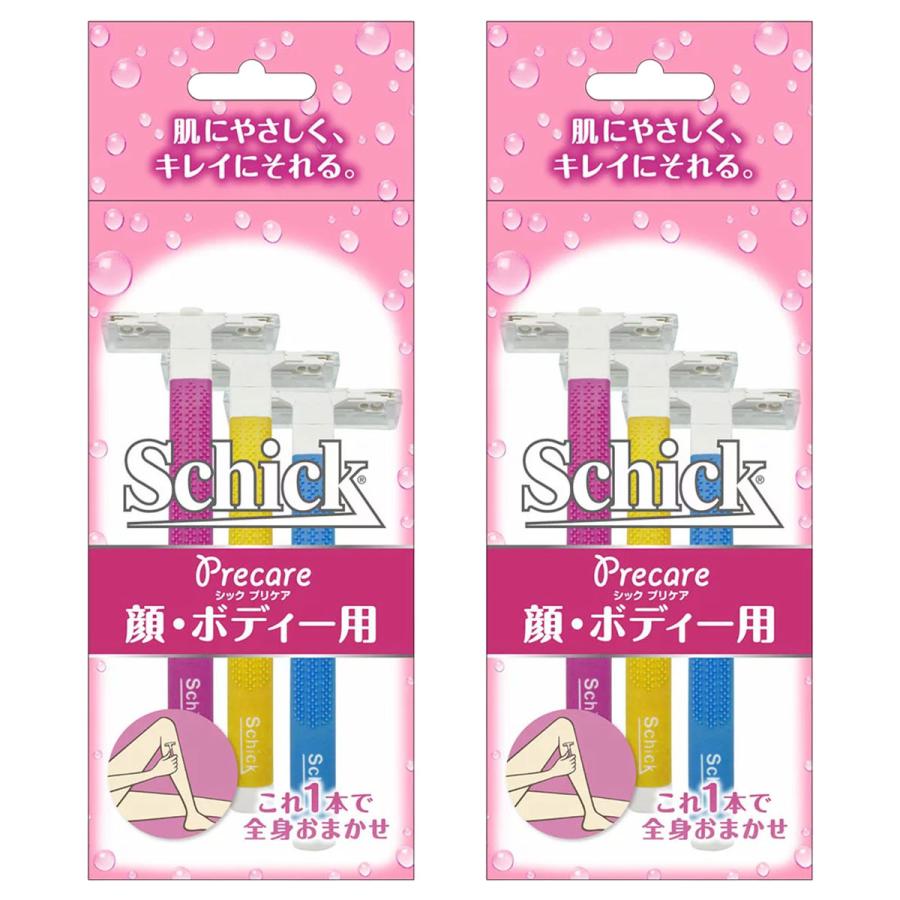 schick シック Tディスポ(ボディ用) 3本入×2個セット メール便送料無料 : くすりの勉強堂 - 通販 - Yahoo!ショッピング