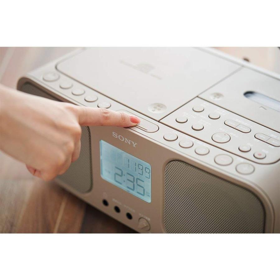 超人気の ソニー CDラジオカセットレコーダー CFD-S401 : FM AM ワイドFM対応 大型液晶 カラオケ機能搭載 電池駆動可能 ホワイト kochi-ot.main.jp