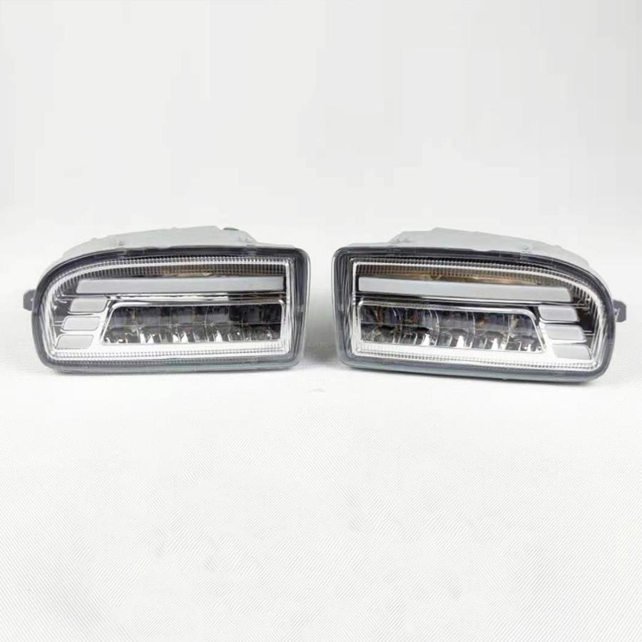 トヨタ ランドクルーザー100 lc100 1998-2008 drl uzj100 fzj100 用 Led フォグランプ ウィンカー ...