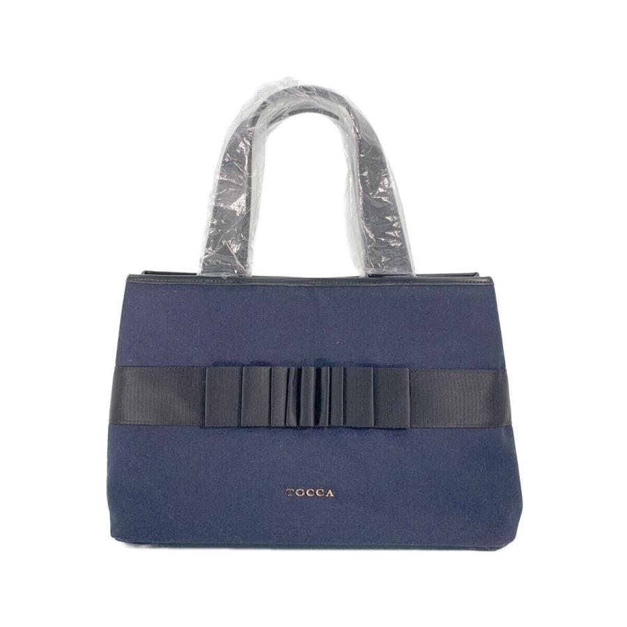 TOCCA トッカ トートバッグ 2WAY ショルダー DOUBLE BOW SMALL CANVAS : ブランドショップ ビープライス - 通販 - Yahoo!ショッピング