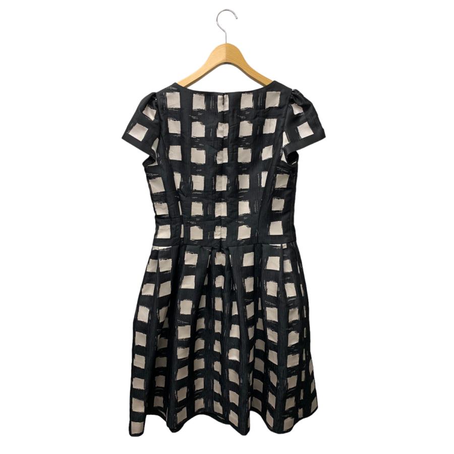 エムズグレイシー Check Jacquard Dress 811525 ワンピース 42 ブラック ITCDN935GX30 : ブランド ...